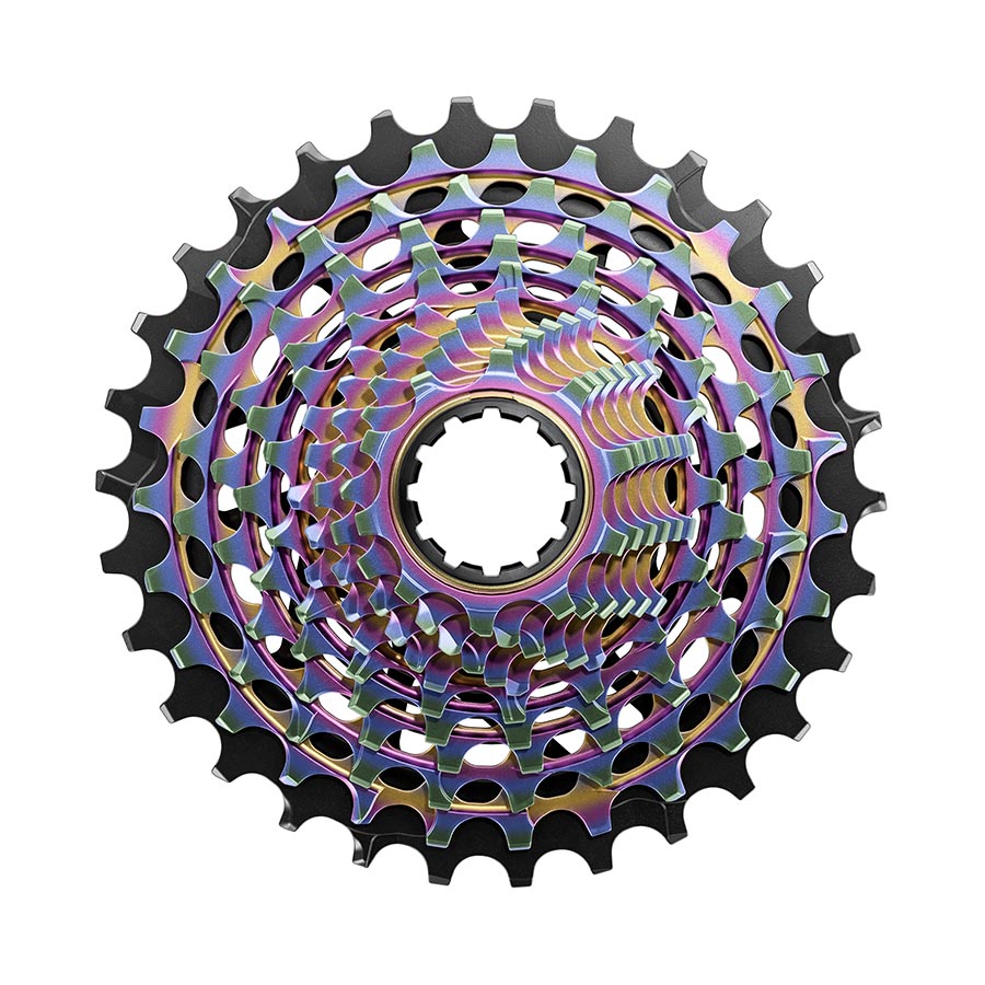 SRAM RED XG-1290 Cassette - 12-Speed 10-30t For XDR Driver Body Rainbo ...