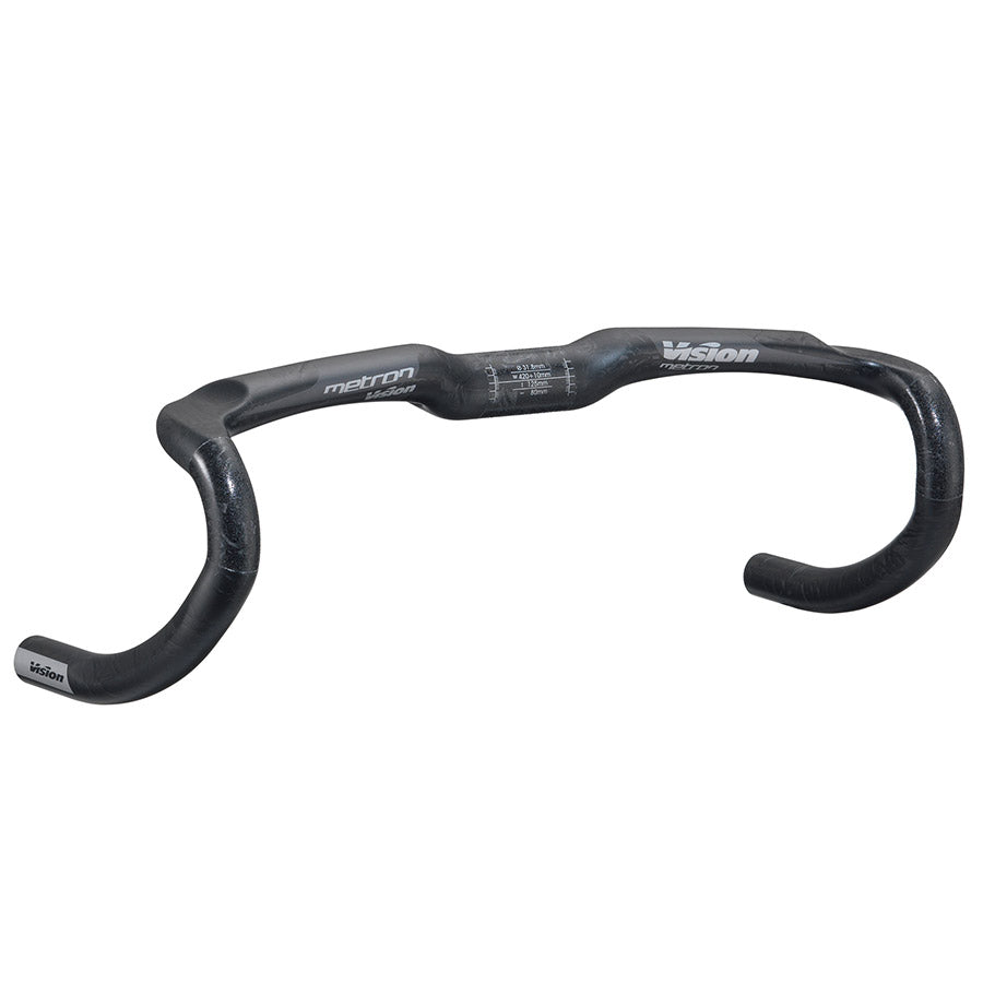 Vision Metron 4D Drop Handlebar - Carbon 31.8mm 42cm Black – Amped ...