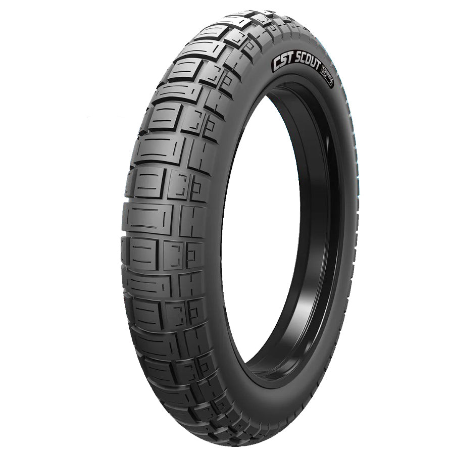 CST Scout Tire - 20 x 4 Clincher Wire Black Ebike – Amped Adventure