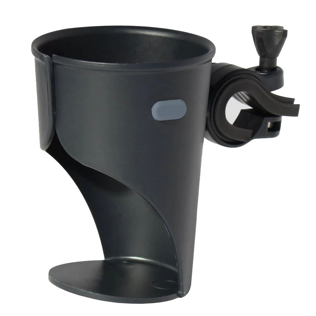 Delta Grande Beverage Holder/ Water Bottle Cage: Handlebar Mounted Bla ...